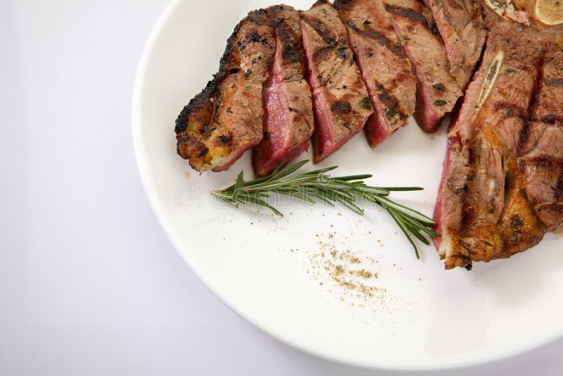 Mutton rib stock photo. Image of color, dish, green, healthy - 40762006