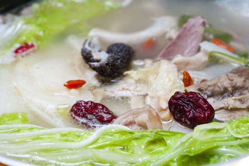 Mutton soup pot stock photo. Image of vegetable, soup - 12265486