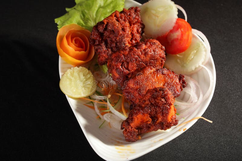 Mutton Tikka is an Indian/Pakistani Dish Stock Image - Image of meat ...