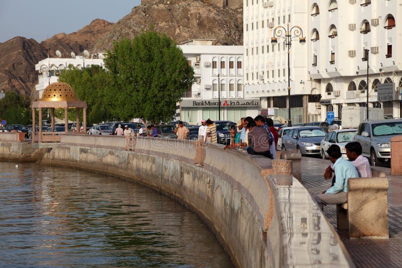 Muttrah Corniche, Muscat Oman Editorial Photo - Image of muscat ...