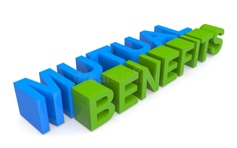 Mutual benefits on white stock illustration. Illustration of government ...