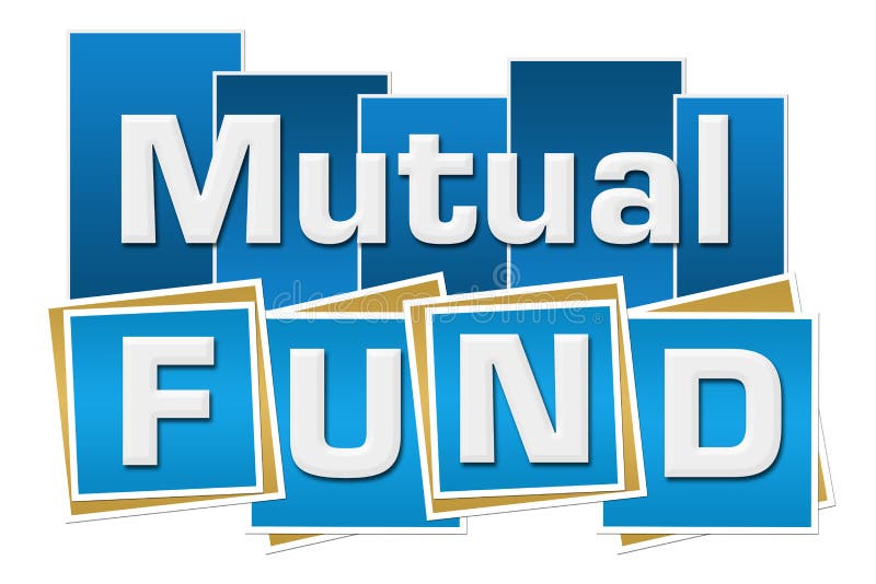 Mutual Fund Blue Squares Stripes Stock Illustration - Illustration of ...