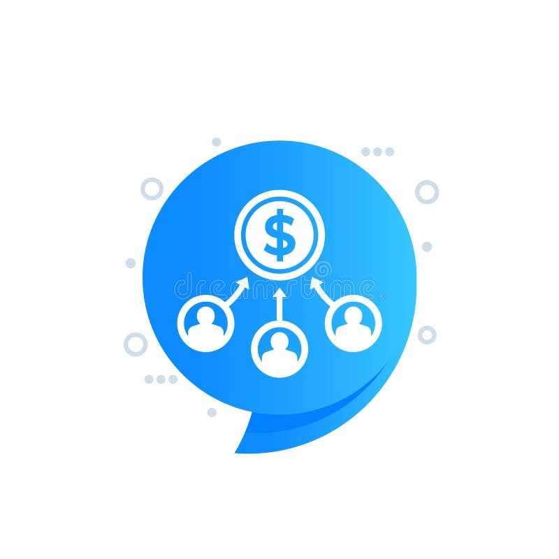 Mutual fund icon for web stock vector. Illustration of multiple - 268205703