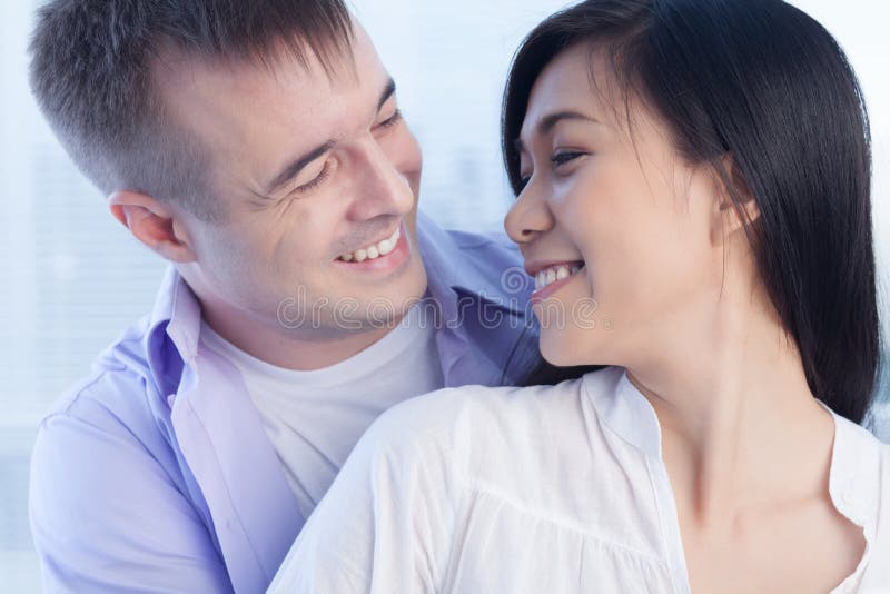 Mutual happiness stock image. Image of female, happiness - 26492897