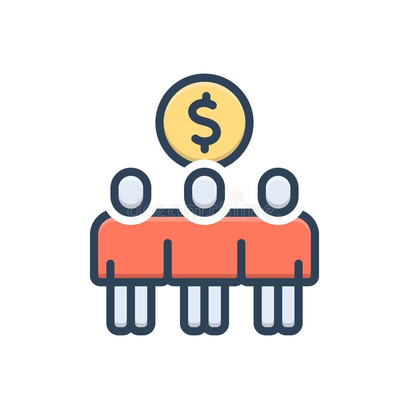 Color Illustration Icon for Mutual, Fraternal and Internecine Stock ...