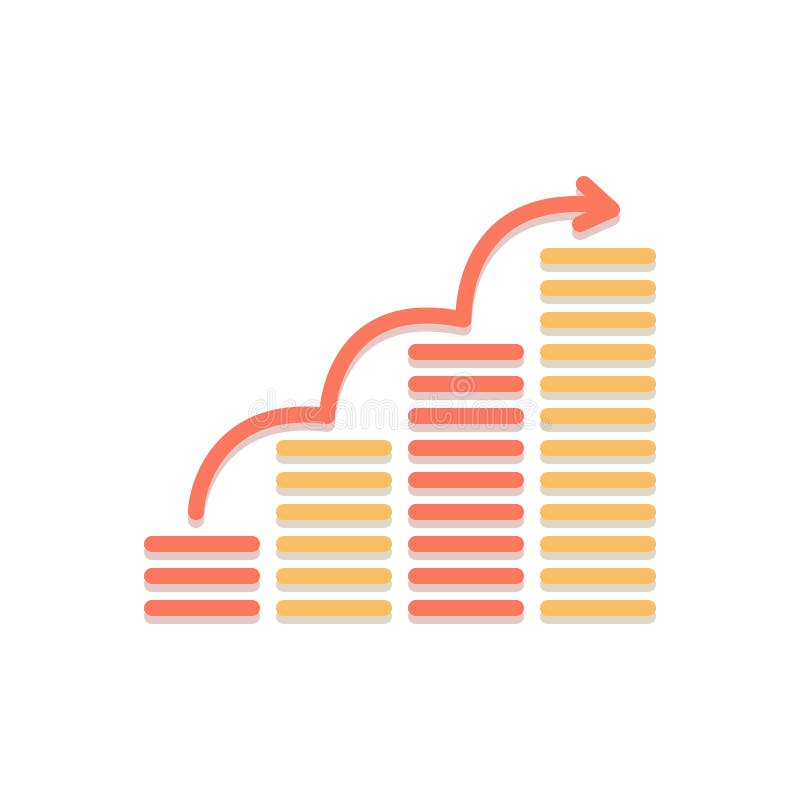 Color Illustration Icon for Mutual, Fund and Investment Stock ...