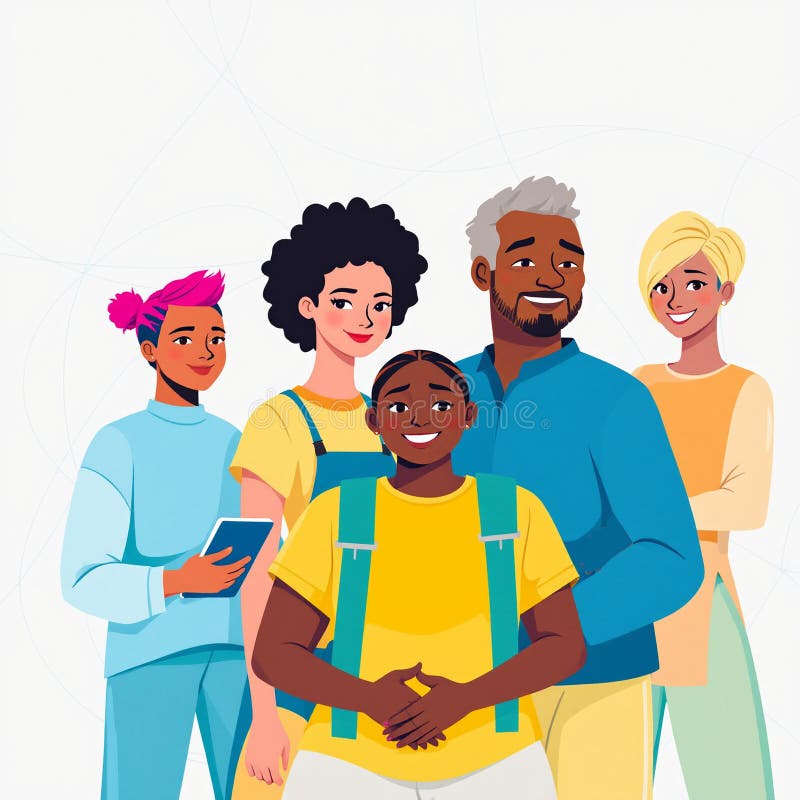 Mutual Respect Teamwork Illustration Stock Illustration - Illustration ...