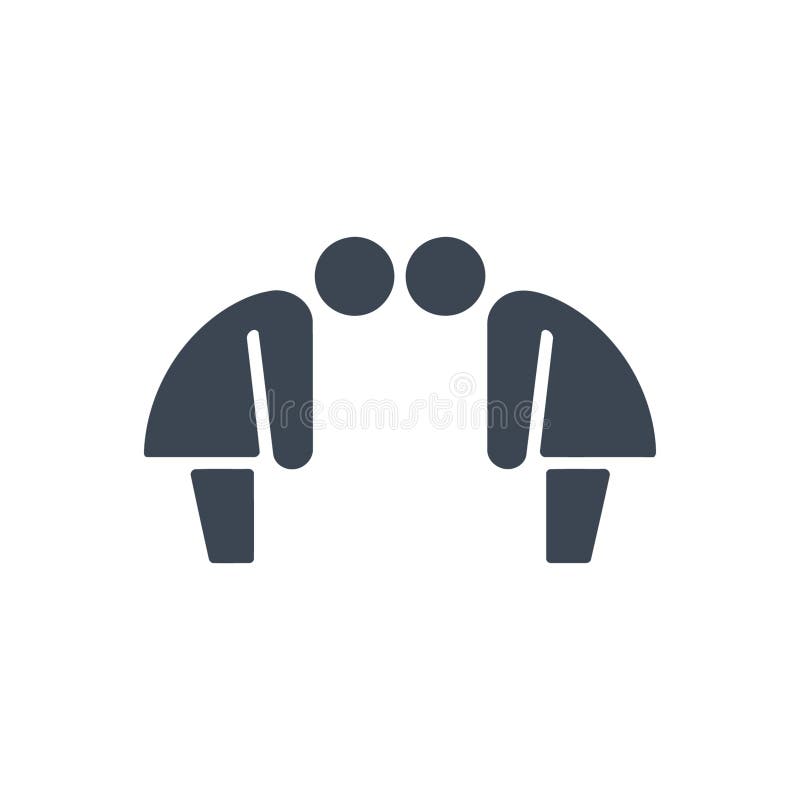 Mutual Support Symbol Icon stock illustration. Illustration of sign ...