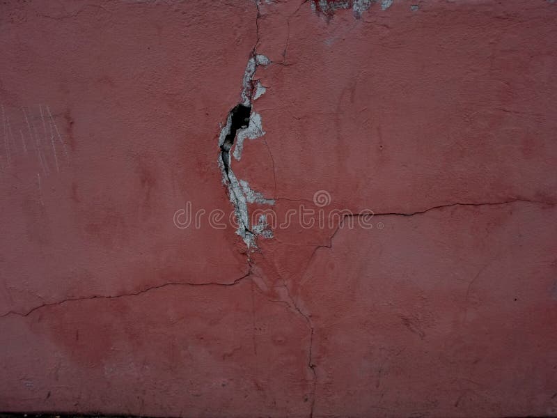 Muur, Barst Op De Muur, Baksteen Stock Foto - Image of antiquiteit ...