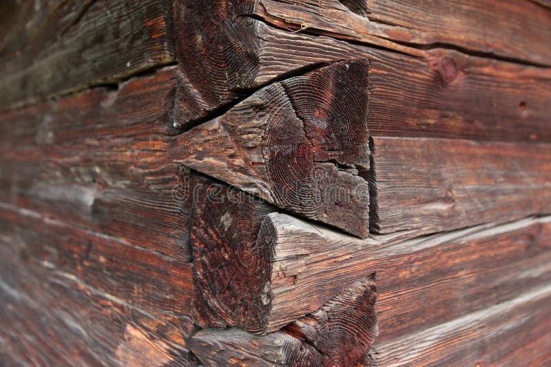 Muur van het oude hout stock foto. Image of bruin, geweven - 102561766