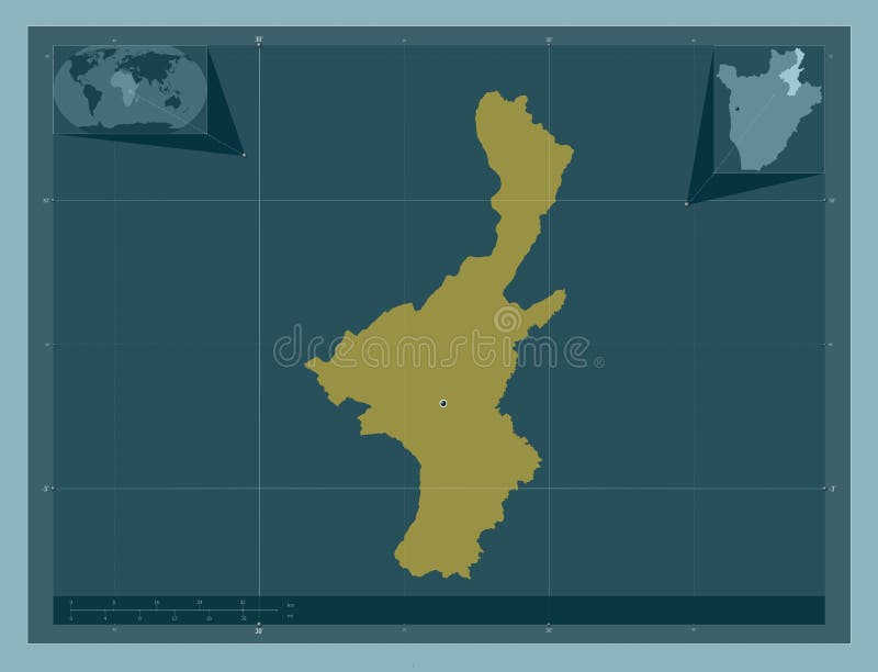 Muyinga, Burundi. Solid. Capital Stock Illustration - Illustration of ...