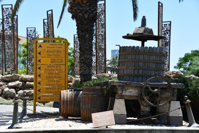Muza Eretz Israel Museum in Tel Aviv, Israel Editorial Stock Photo ...