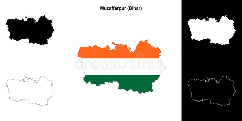 Muzaffarpur Map Stock Illustrations – 8 Muzaffarpur Map Stock ...