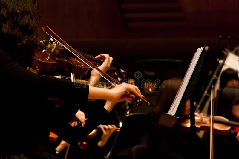 Elektrische Contrabas Met De Kunstenaar Op Het Stadium Stock Afbeelding ...