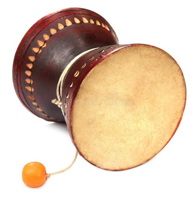 Muzikaal Instrument Damaru of Dugdugi Stock Foto - Image of bruin ...