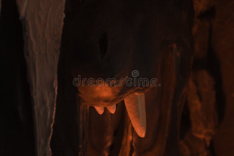 Muzzle dinosaur cave stock photo. Image of horror, tyrannosaur - 88495778