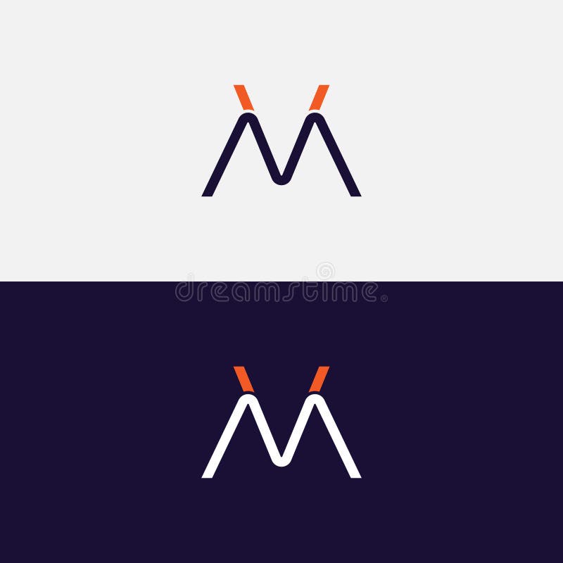MV VM Icon Monogram Letter Text Alphabet Logo Design. MV Logo Design ...
