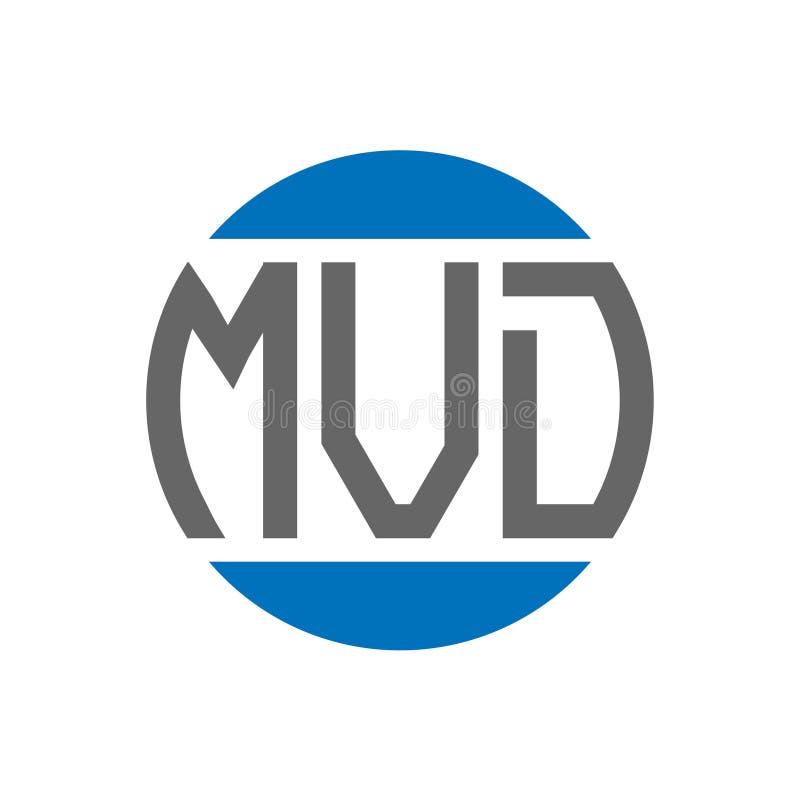 MVD Letter Logo Design on White Background. MVD Creative Initials ...