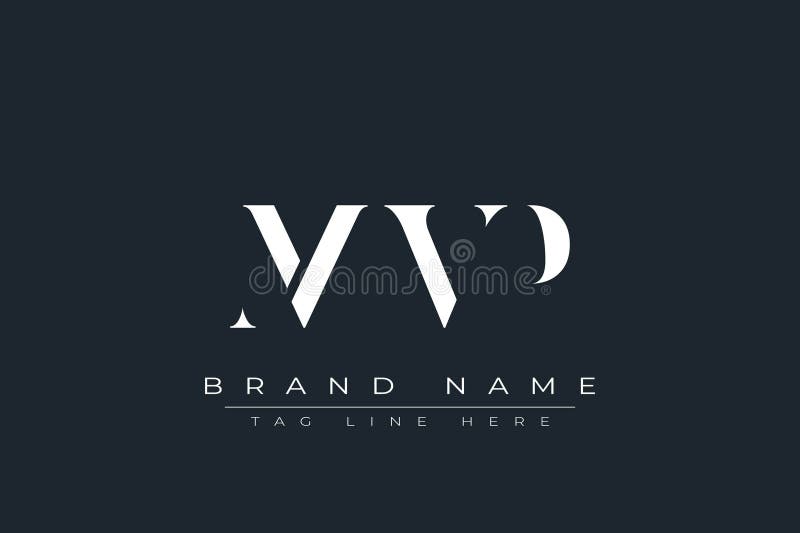 MVP Abstract Letter Logo Design Stock Vector - Illustration of graphic ...