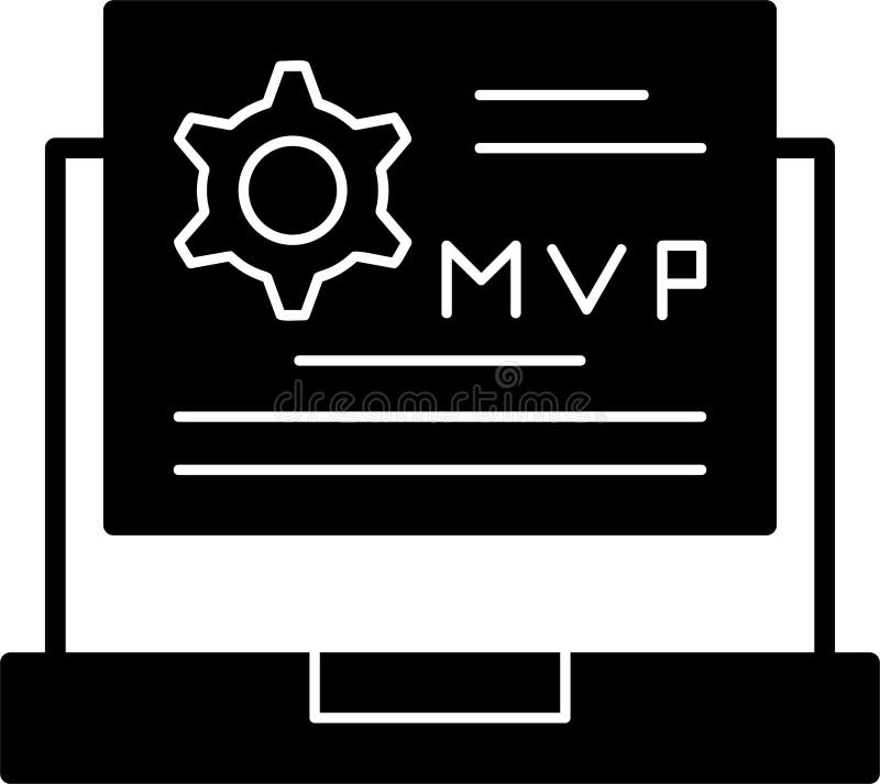 MVP Vector Icon Design stock illustration. Illustration of signage ...