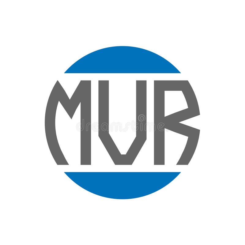 MVR Letter Logo Design on White Background. MVR Creative Initials ...