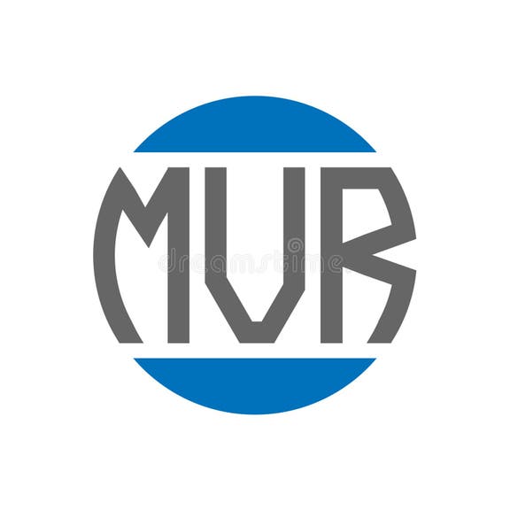 MVR Letter Logo Design on White Background. MVR Creative Initials ...