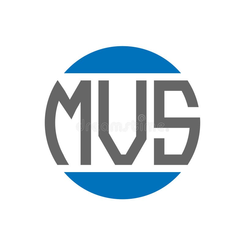 MVS Letter Logo Design on White Background. MVS Creative Initials ...