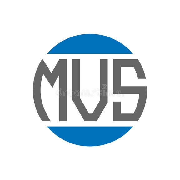 MVS Letter Logo Design on White Background. MVS Creative Initials ...