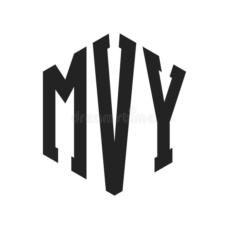 MVY Logo Design. Initial Letter MVY Monogram Logo Using Hexagon Shape ...