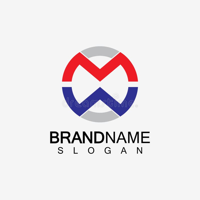 MW Logo or WM Logo. Creative Letter MW or WM Monogram Logo Template ...