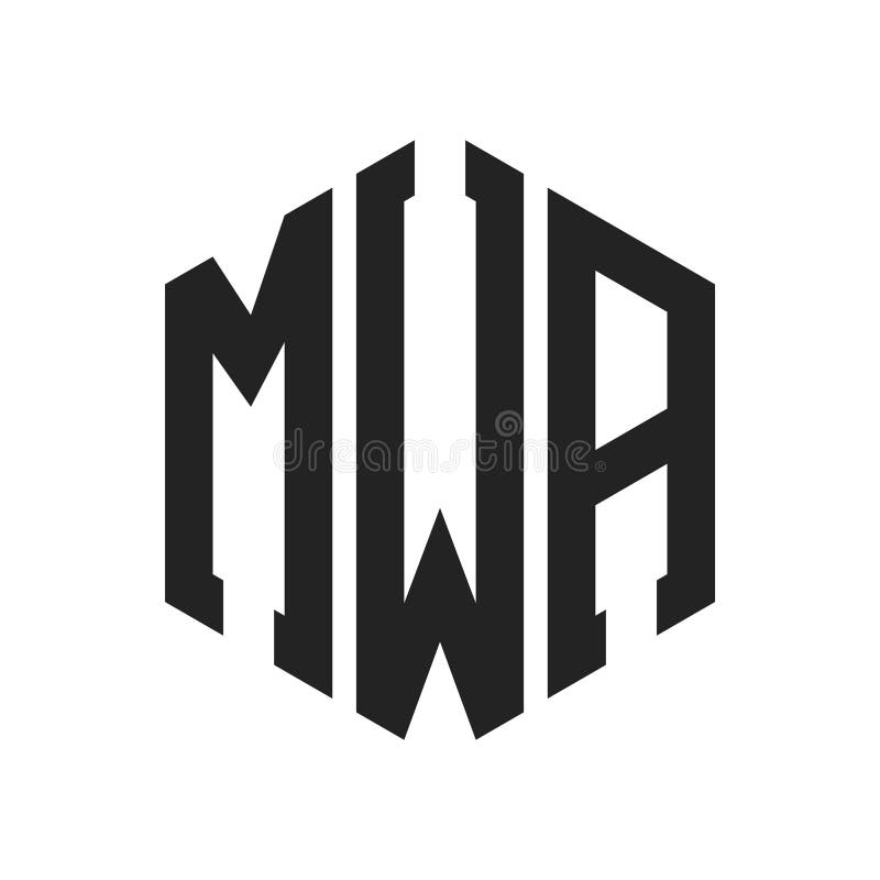 MWA Logo Design. Initial Letter MWA Monogram Logo Using Hexagon Shape ...