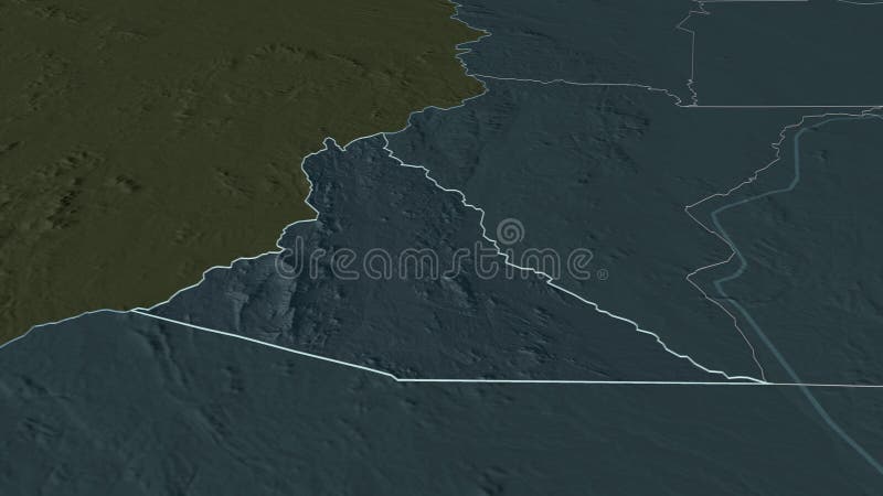 Mwanza, Malawi - Outlined. Administrative Stock Illustration ...