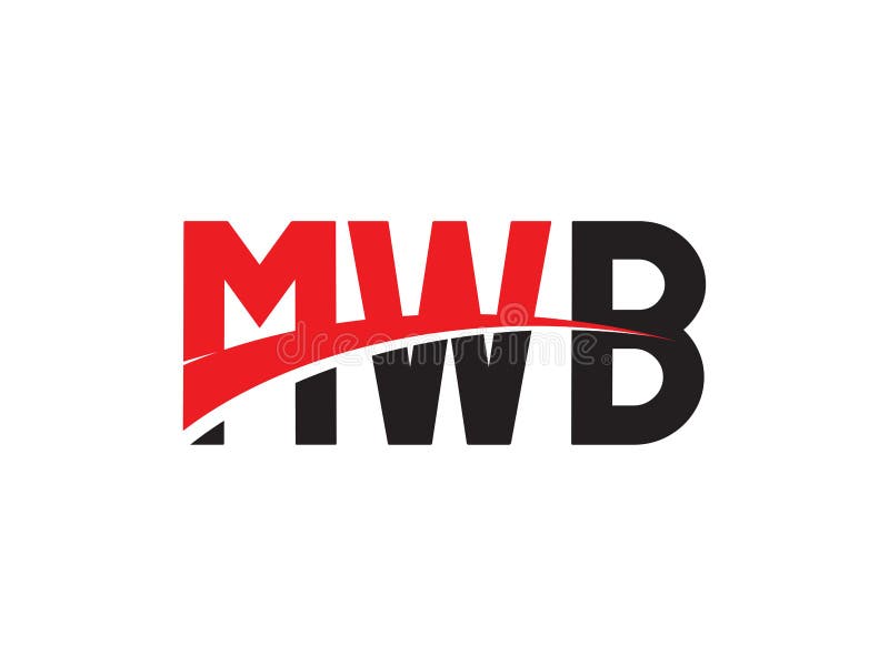 MWB Letter Initial Logo Design Vector Illustration Stock Vector ...