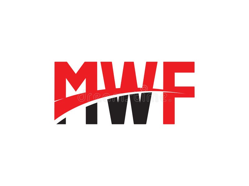 MWF Letter Initial Logo Design Vector Illustration Stock Vector ...
