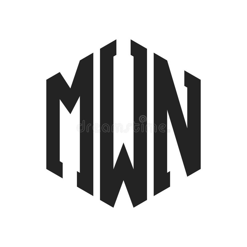MWN Logo Design. Initial Letter MWN Monogram Logo Using Hexagon Shape ...