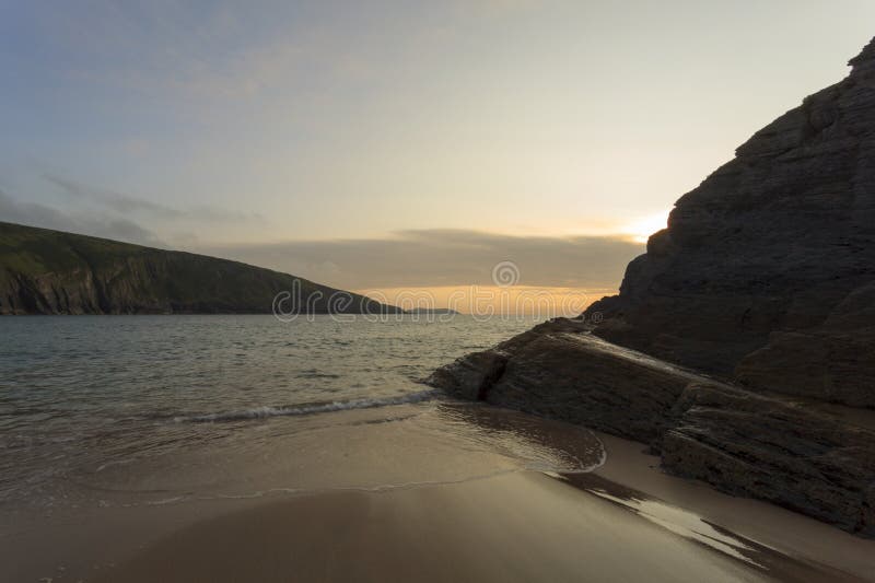 Mwnt beach stock image. Image of beach, mwnt, britain - 84081035
