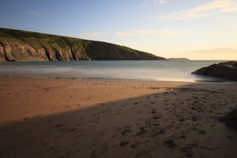 Mwnt beach stock image. Image of scenery, sandy, lens - 86404401