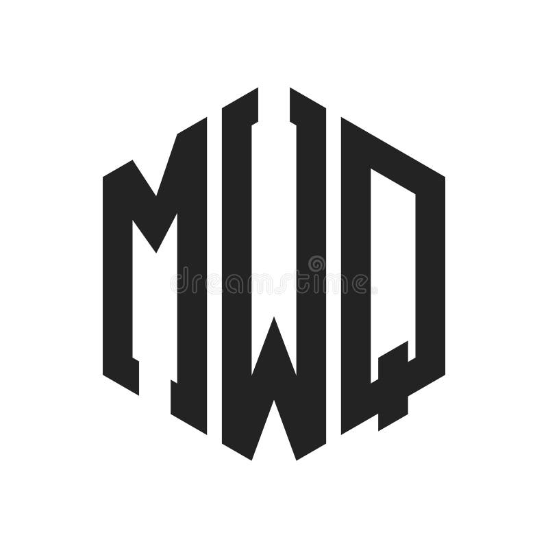MWQ Logo Design. Initial Letter MWQ Monogram Logo Using Hexagon Shape ...
