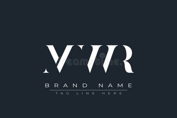 MWR Abstract Letter Logo Design Stock Vector - Illustration of abstract ...