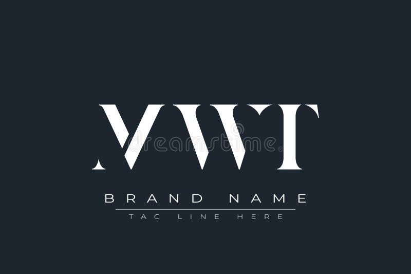 MWT Abstract Letter Logo Design Stock Vector - Illustration of letter ...