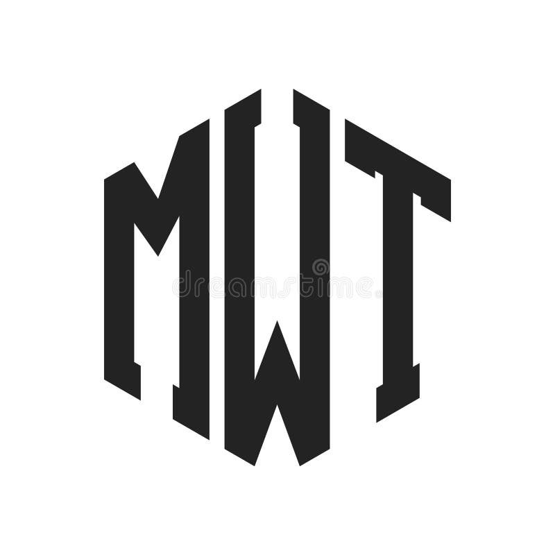 MWT Logo Design. Initial Letter MWT Monogram Logo Using Hexagon Shape ...