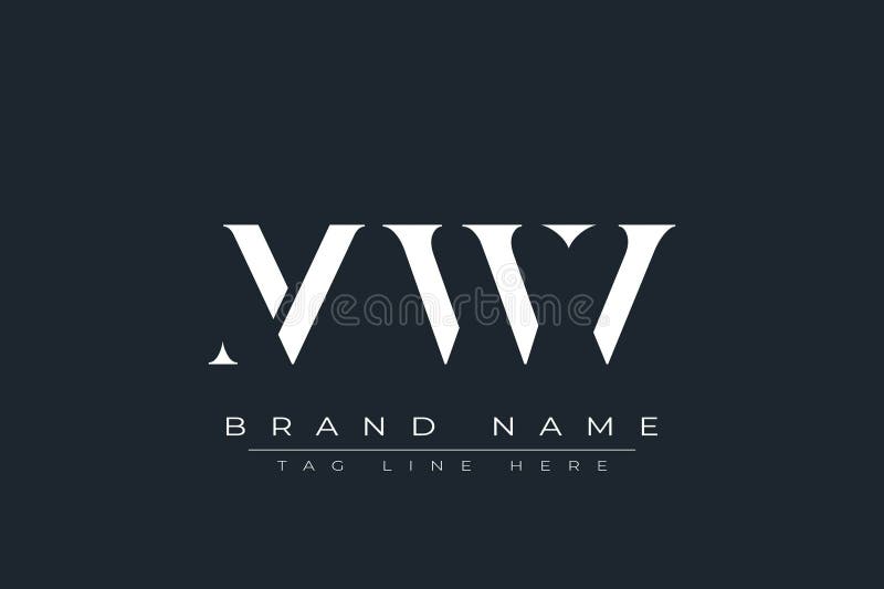MWV Abstract Letter Logo Design Stock Vector - Illustration of ...