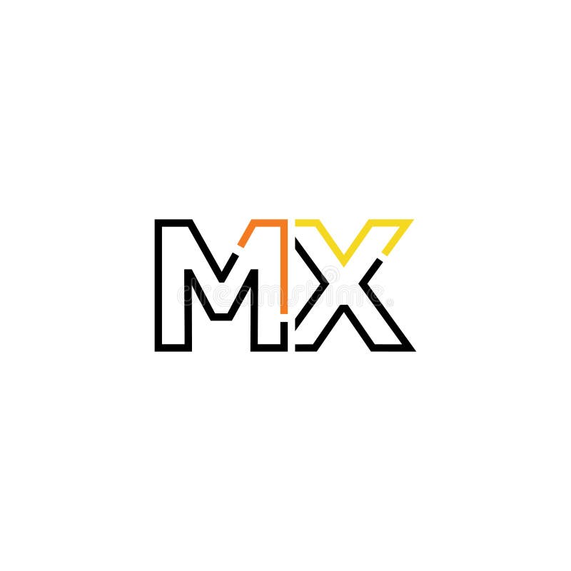 Mx Letter Logo Stock Illustrations – 730 Mx Letter Logo Stock ...