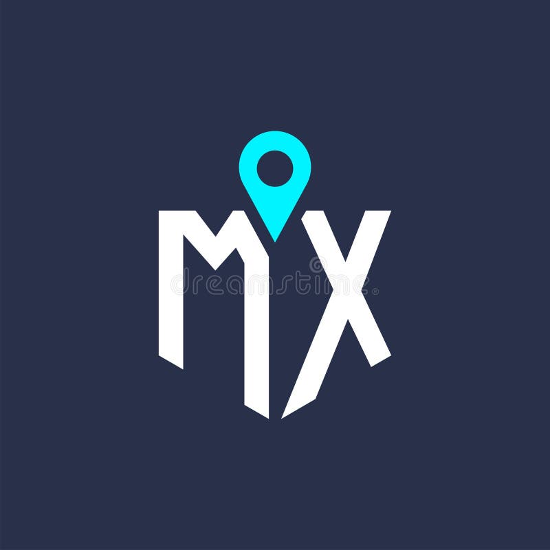 MX Location Logo Design for Recruitment and Navigation - Letter MX Logo ...