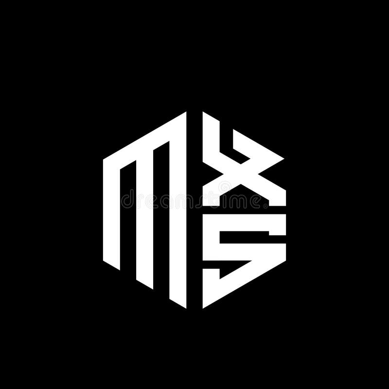 MXS Logo MXS Icon MXS Monogram MXS Letter Minimalist Circle Flat Unique ...