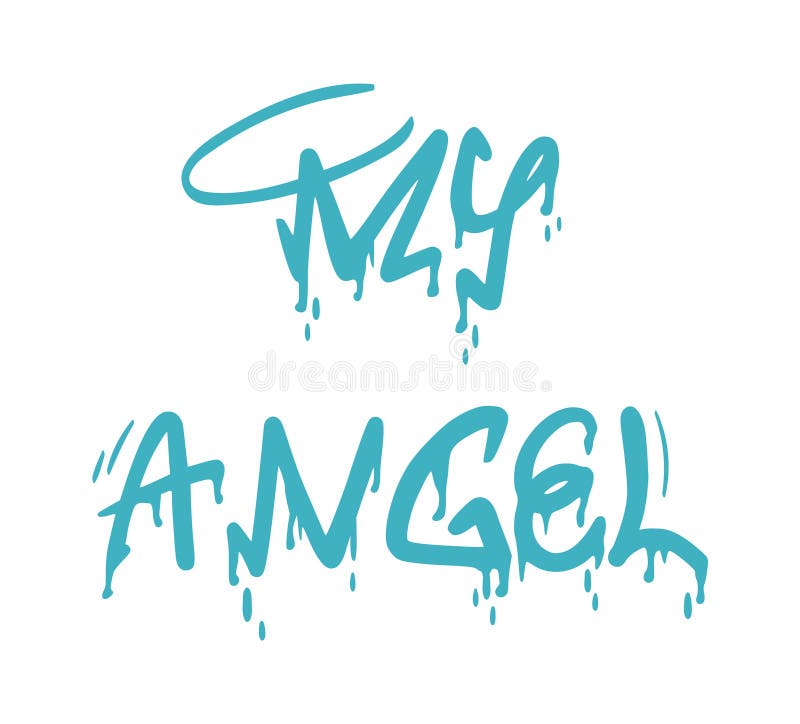 Angel Graffiti Letters