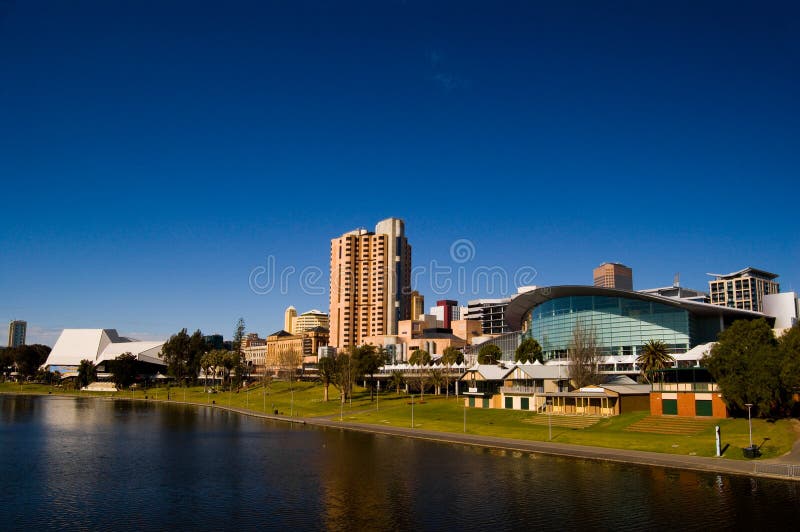 Adelaide Cityscape stock image. Image of cityscape, architecture - 940755