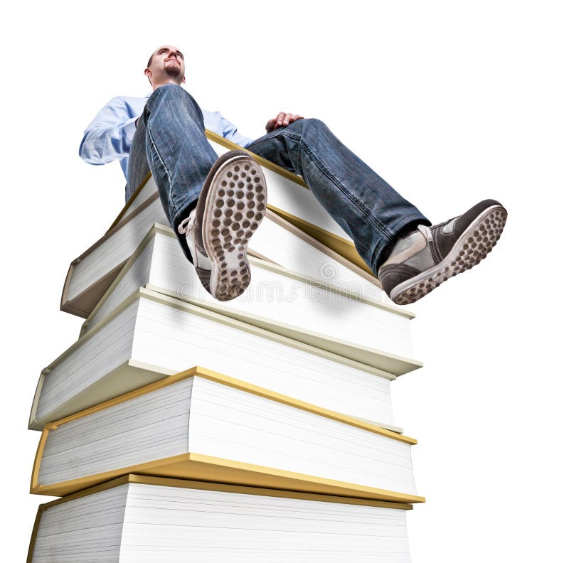 On my book stock photo. Image of adult, white, book, teacher - 21243942