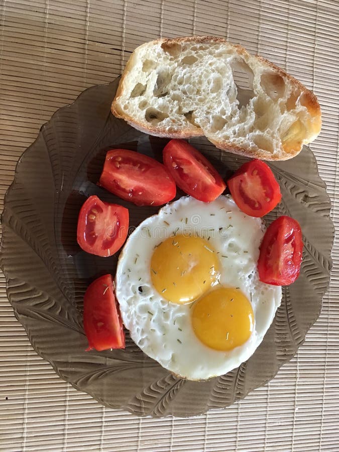 My breakfast stock photo. Image of peace, eggs, breakfast - 100526566