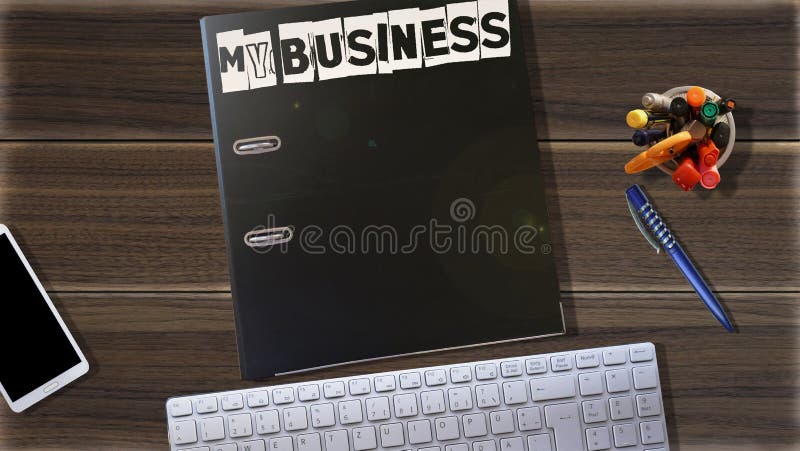 This is My Business, My Additional Work Stock Image - Image of feelings ...